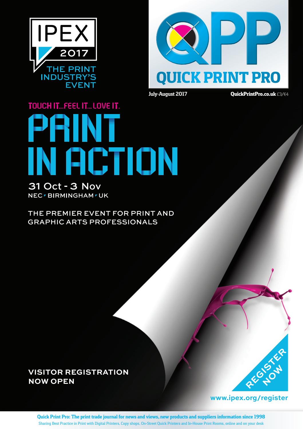Quick Print Pro, July-August 2017 by The Magazine Production Company ...