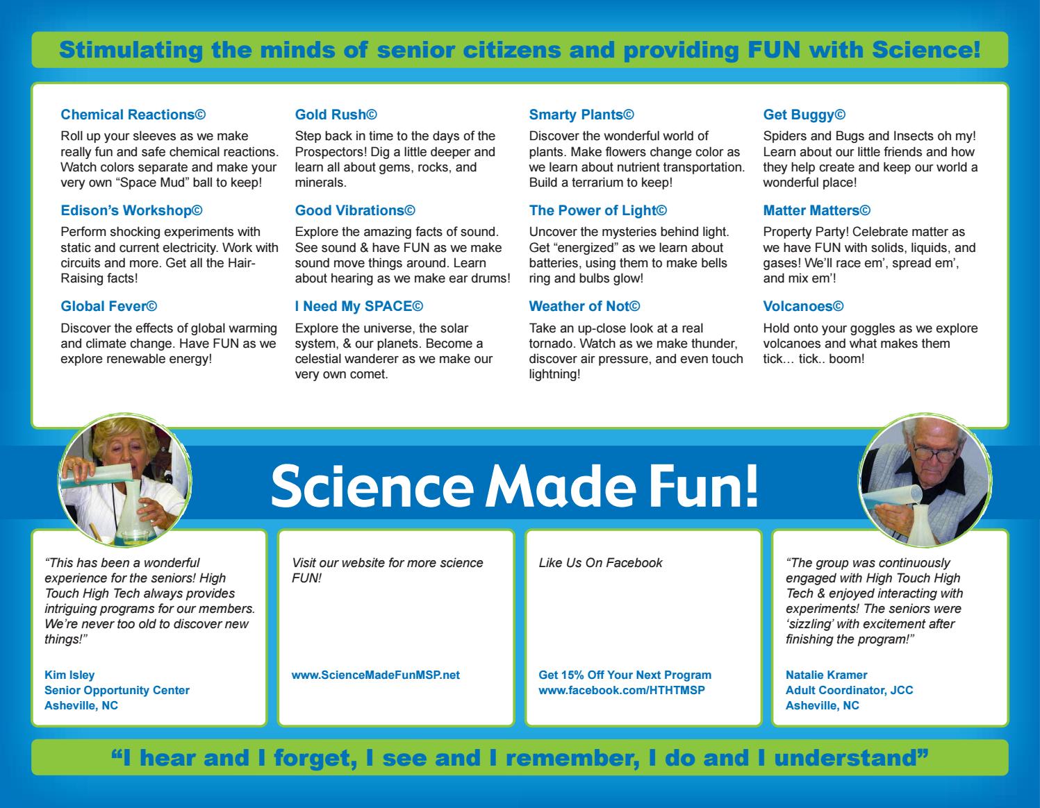 Seniors brochure - High Touch High Tech of Twin Cities by Adventure Partners LLC - Issuu