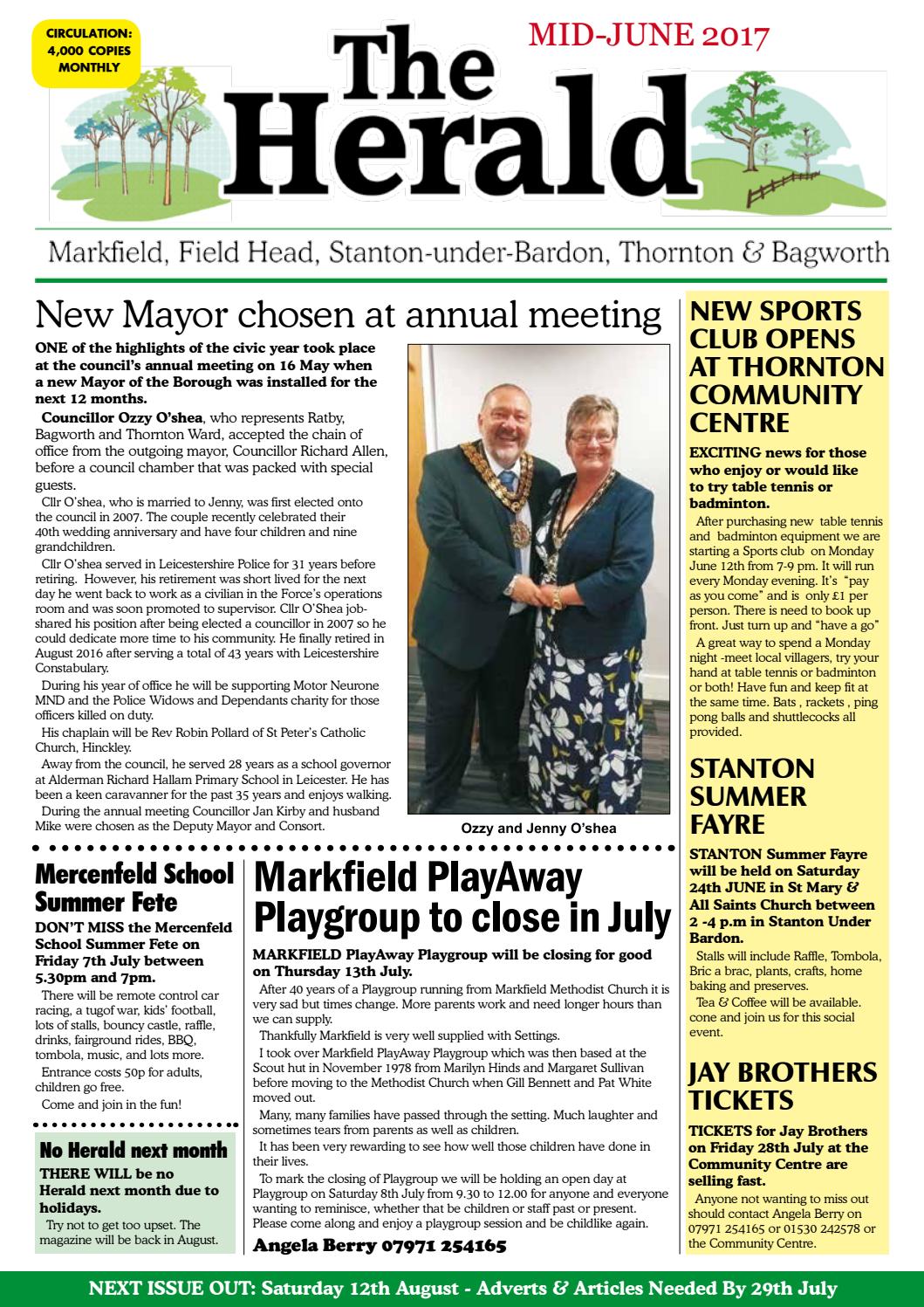 June 2017 herald magazine online by Michael Wilkinson - Issuu