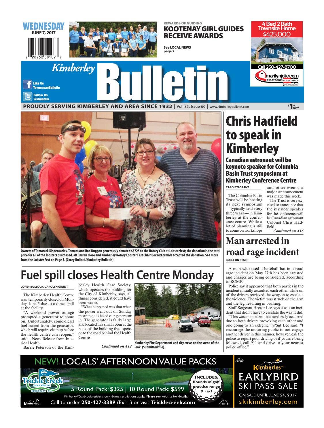Kimberley Daily Bulletin, June 07, 2017 by Black Press Media Group - Issuu