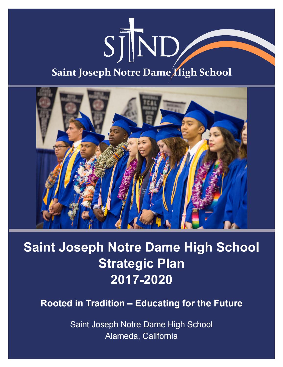 SJND Strategic Plan 2017-2020 by Saint Joseph Notre Dame High School ...