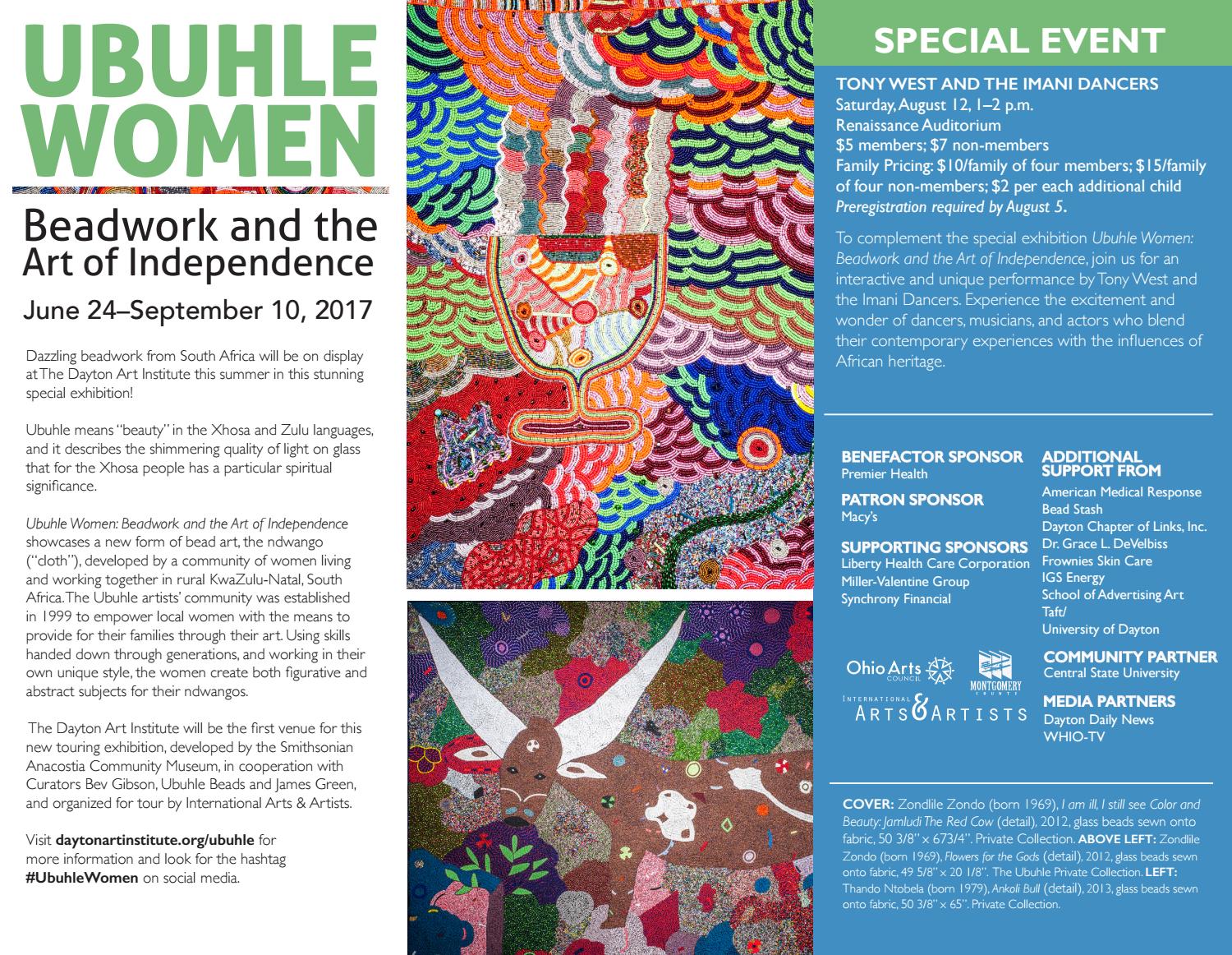 Ubuhle Women: Beadwork and the Art of Independence Exhibition Brochure ...