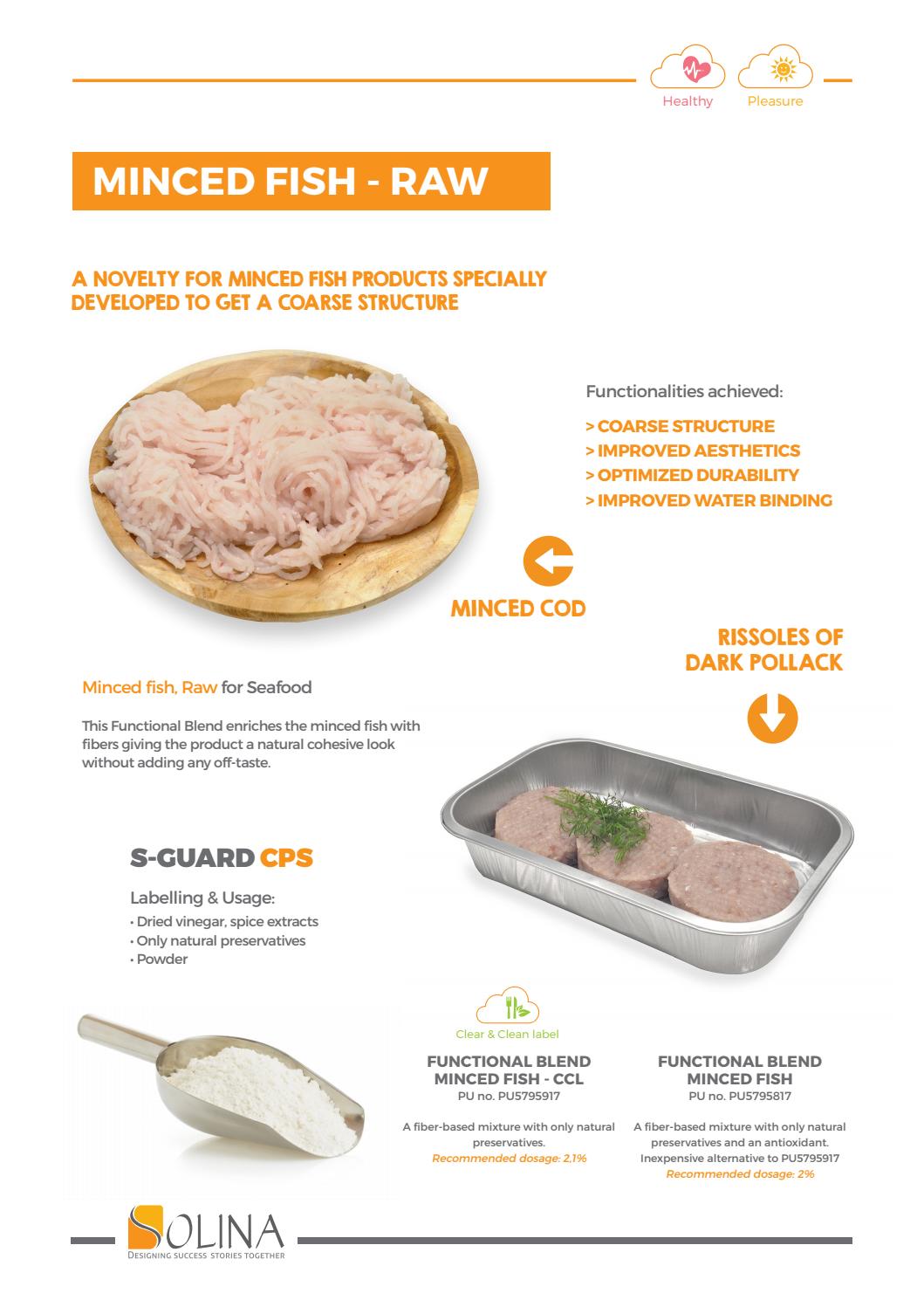 Minced Fish Raw by Solina Denmark - Issuu
