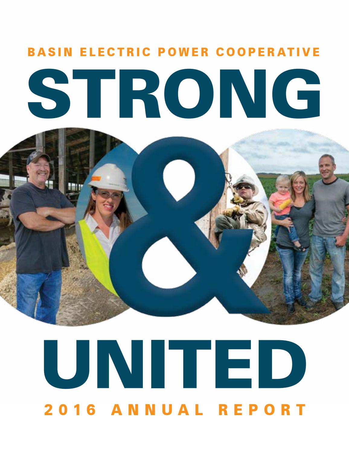 2016 Annual Report Basin Electric Power Cooperative by Basin Electric ...