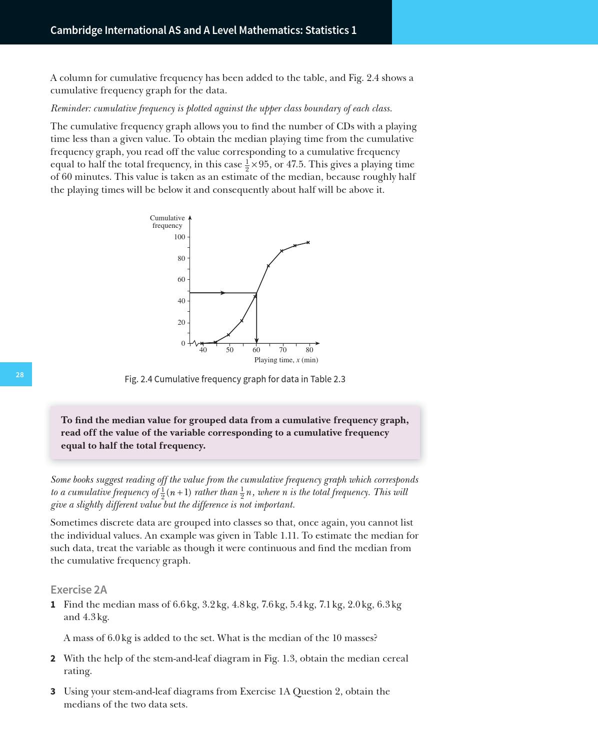 Preview Cambridge International AS and A Level Mathematics: Statistics ...