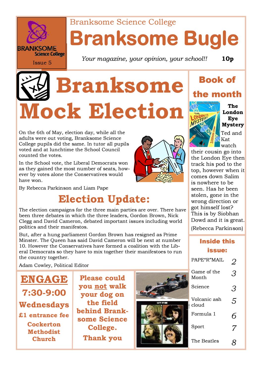 Branksome Bugle - Issue 5 by Liam Pape - Issuu