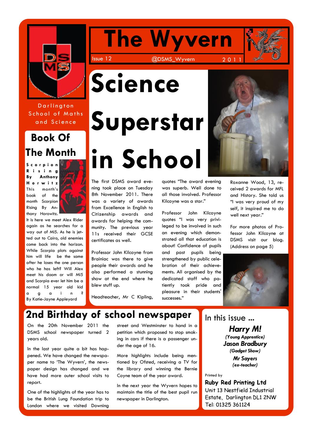 The Wyvern - Issue 12 by Liam Pape - Issuu