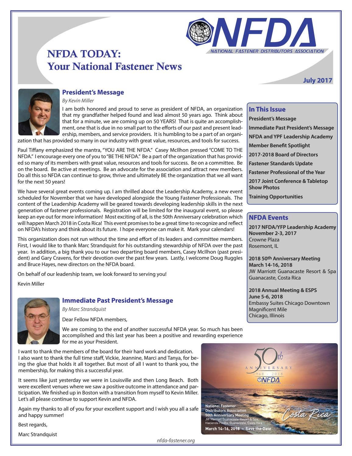 July 2017 NFDA Today by National Fastener Distributors Association - Issuu