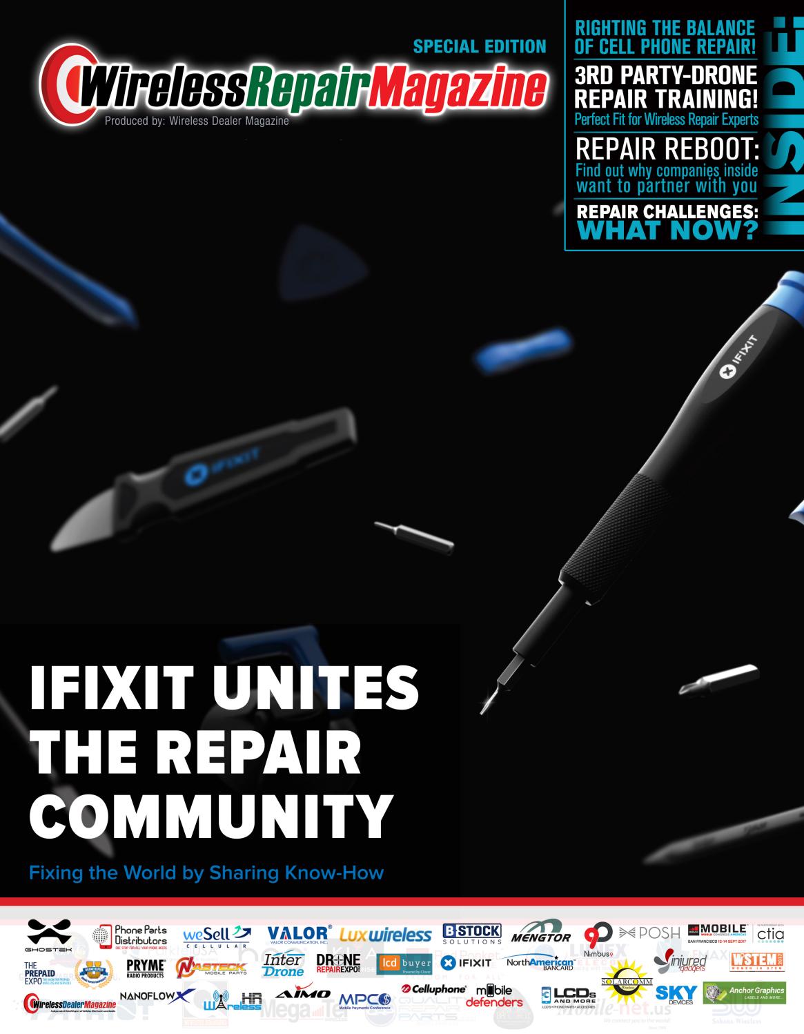 Wireless Repair Magazine - IFIXIT UNITES THE REPAIR COMMUNITY by ...