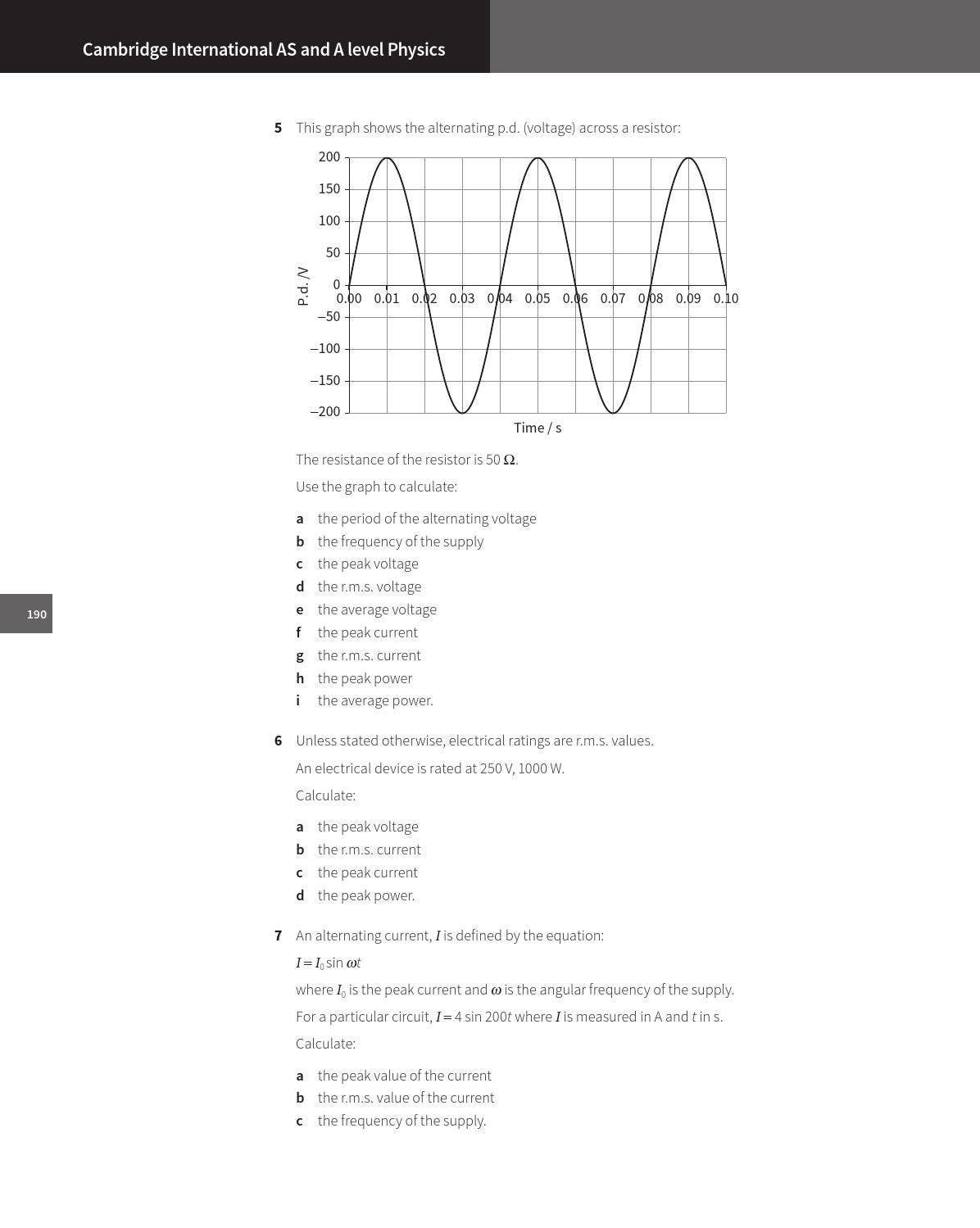 Preview Cambridge International AS and A Level Physics Workbook by ...