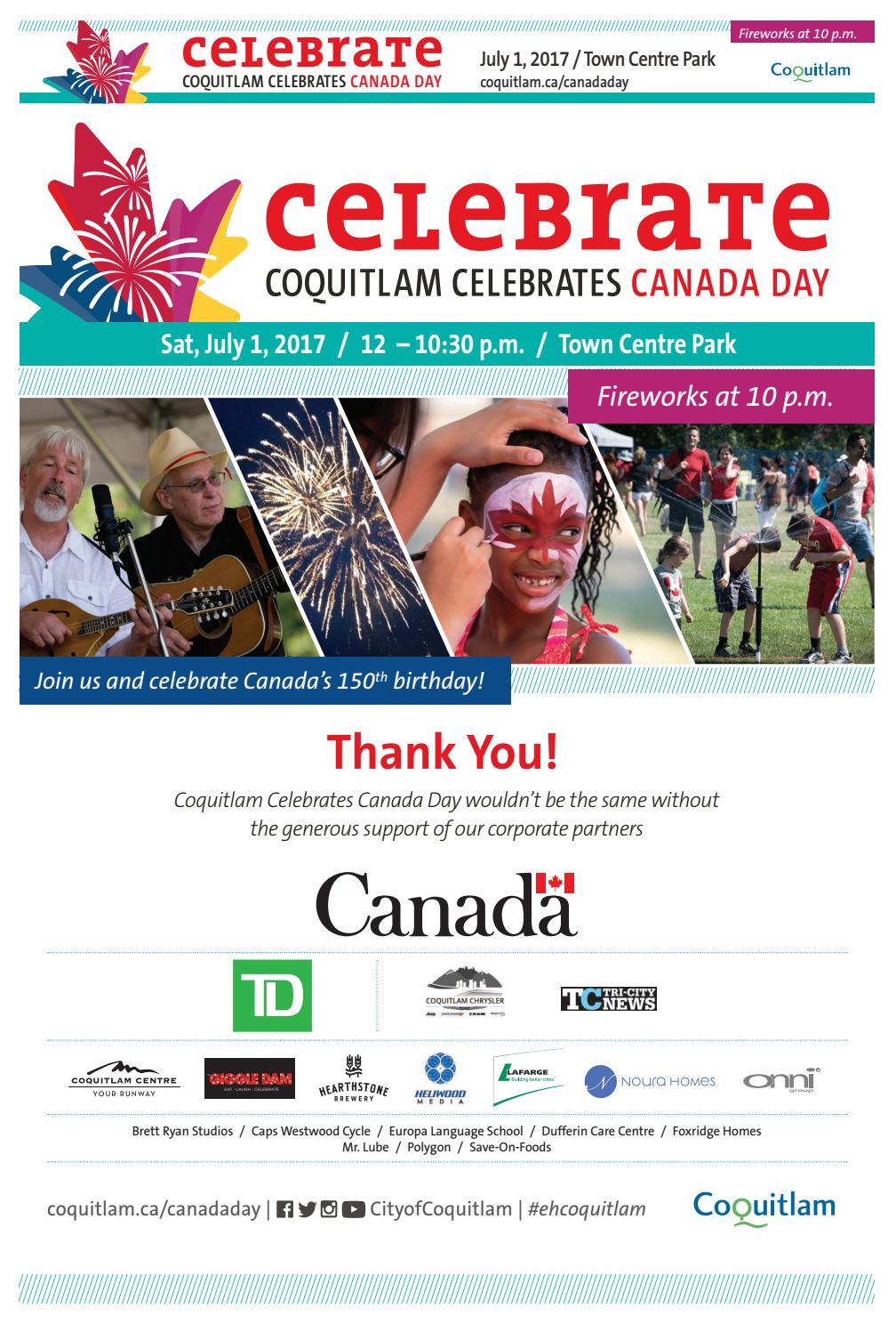 Coquitlam Celebrates Canada Day 2017 by Tri-City News - Issuu