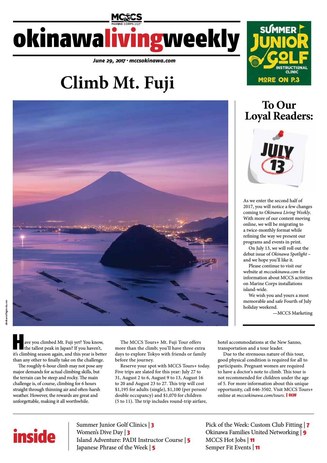 Okinawa Living Weekly by MCCS Okinawa - Issuu