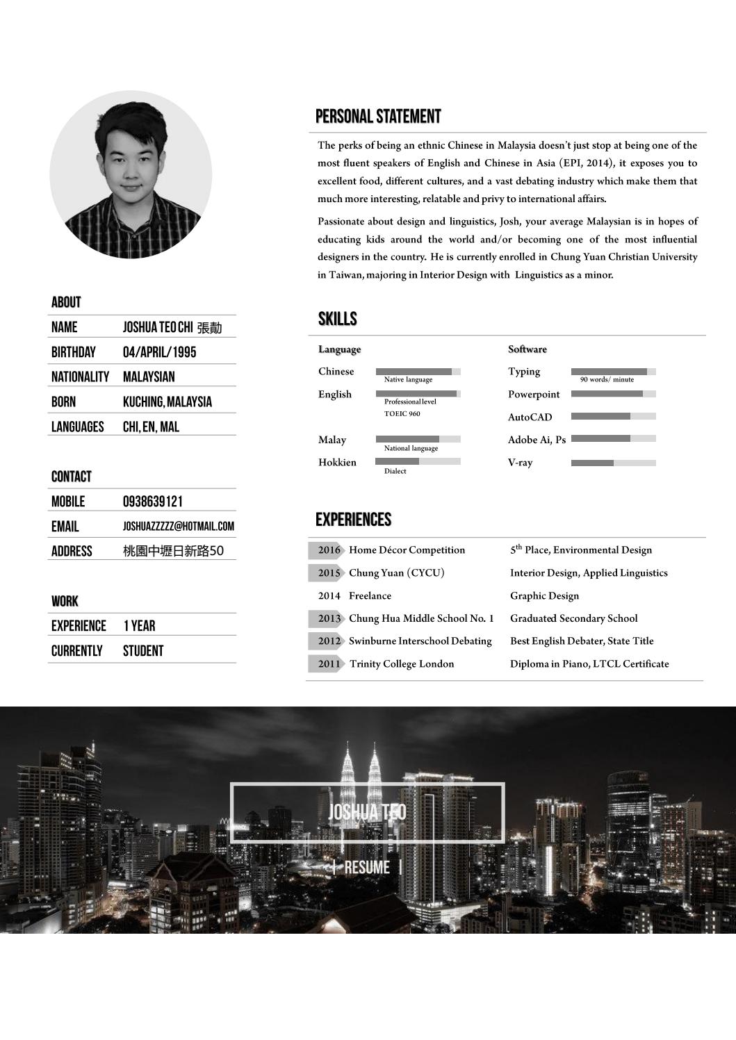 Joshua Resume by Joshua Teo - Issuu