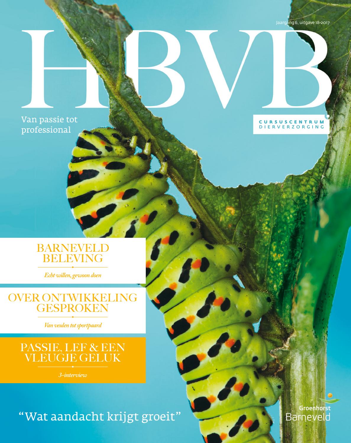 HBVB magazine - uitgave 18-2017 by Aeres Training Centre Barneveld - Issuu