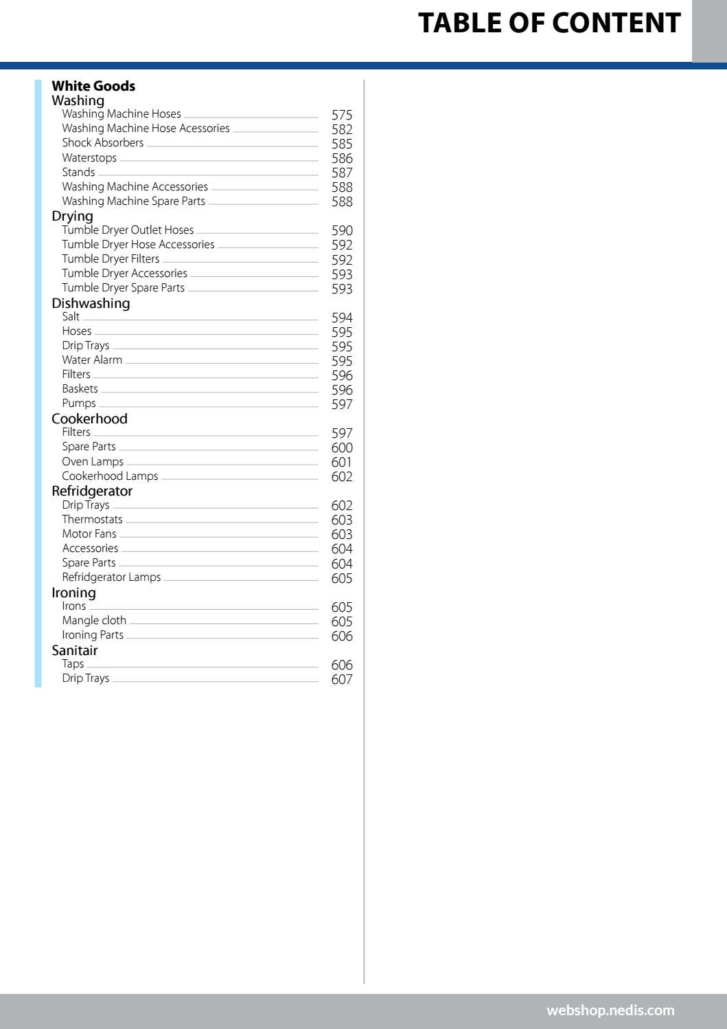 NEDIS Catalogue 2017 White Goods (EN) by Nedis - Issuu