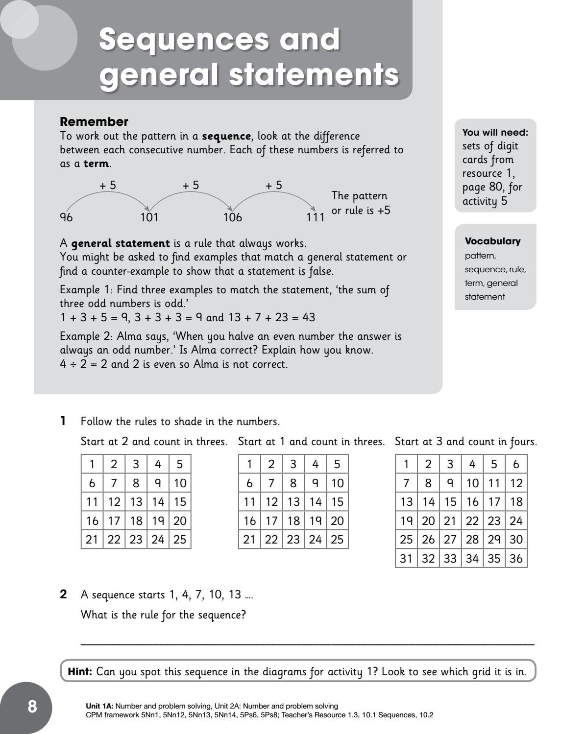 Preview Cambridge Primary Mathematics Skills Builder 5 by Cambridge ...