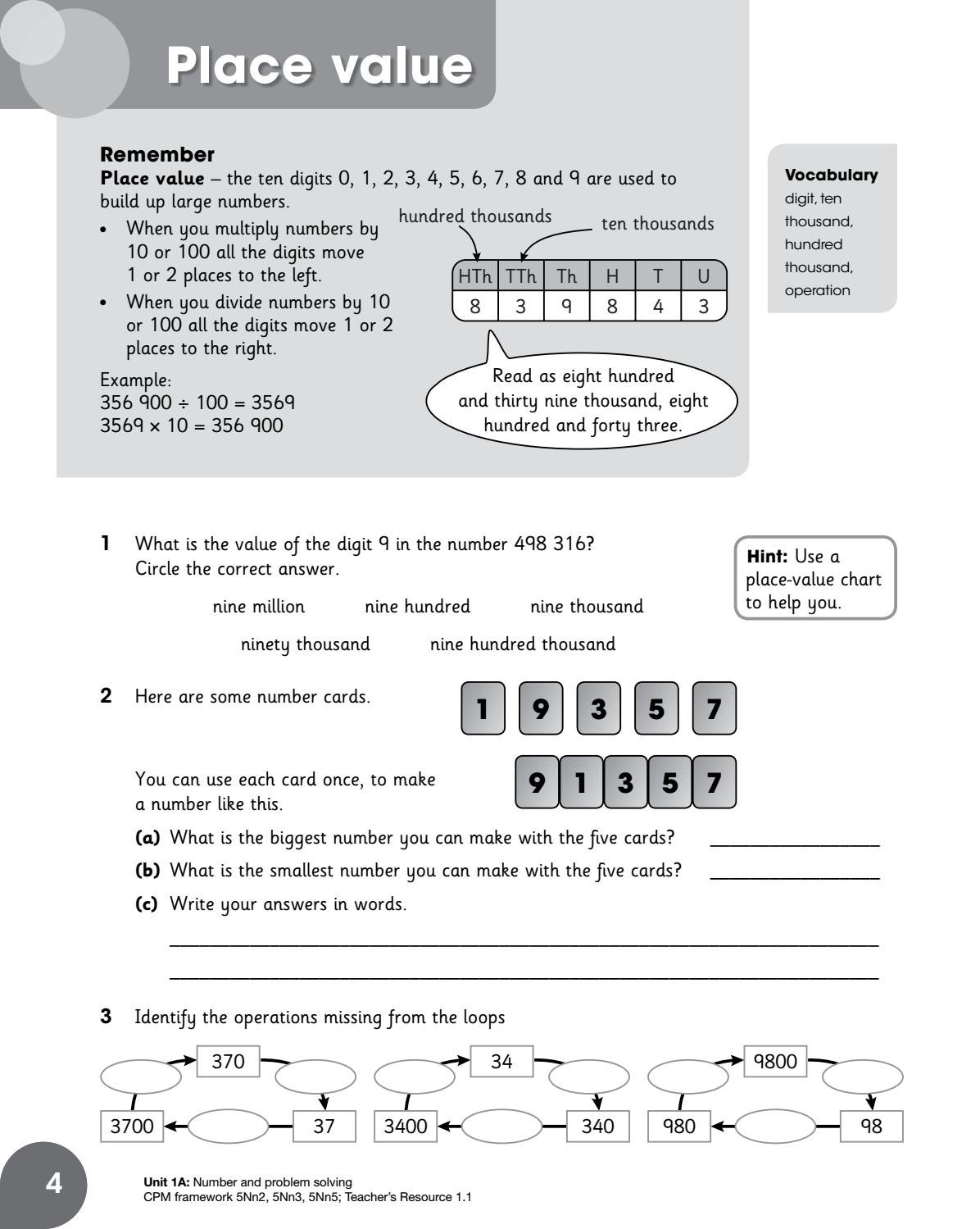 Preview Cambridge Primary Mathematics Skills Builder 5 by Cambridge ...