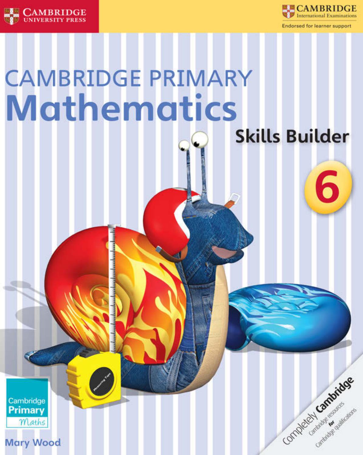 Preview Cambridge Primary Mathematics Skills Builder 6 by Cambridge ...