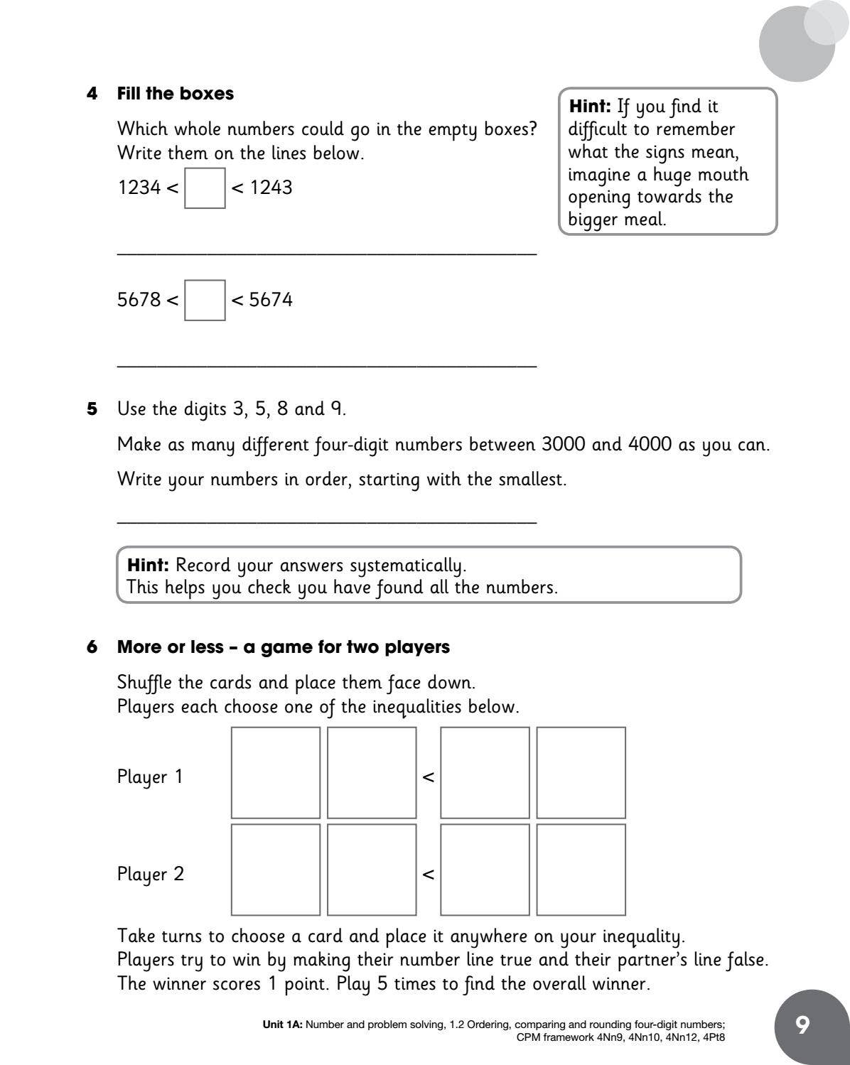 Preview Cambridge Primary Mathematics Skills Builder 4 by Cambridge ...