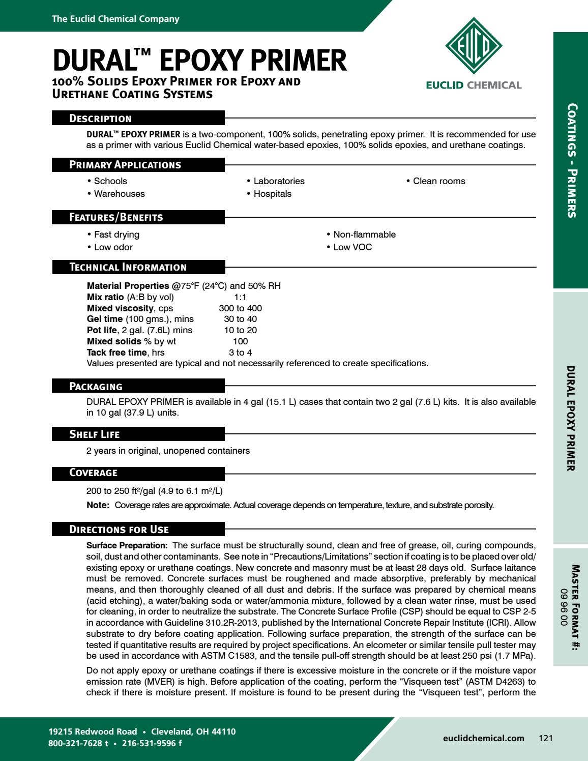 Euclid concrete & masonry construction products by Ram Tool ...