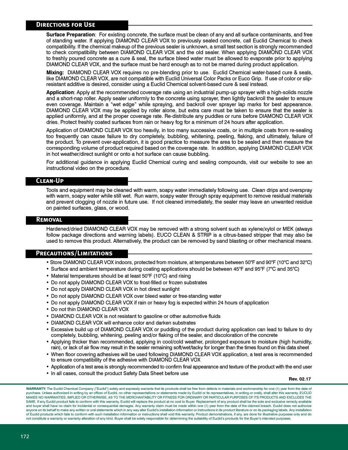 Euclid concrete & masonry construction products by Ram Tool ...