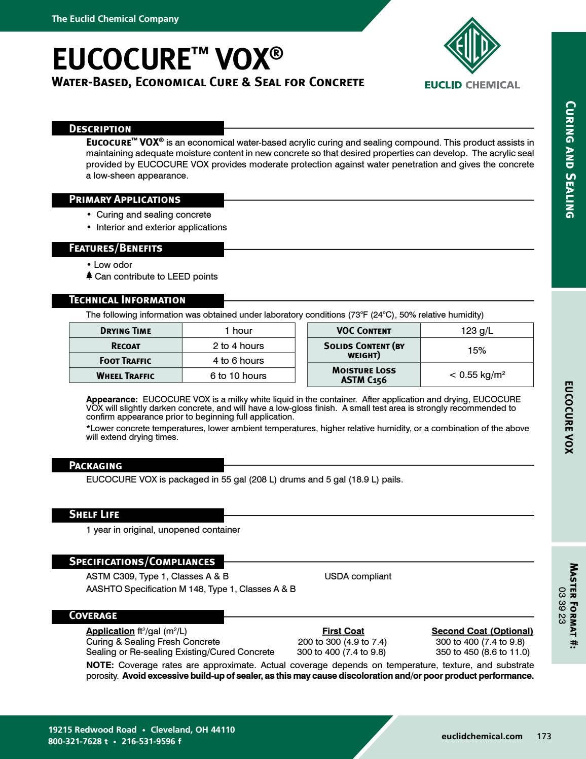Euclid concrete & masonry construction products by Ram Tool ...