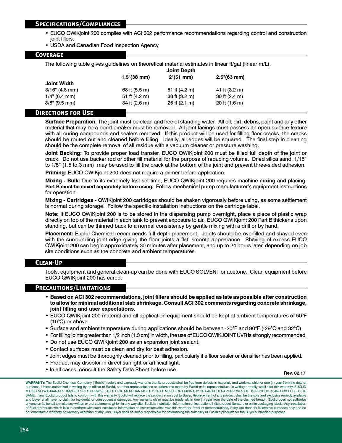 Euclid concrete & masonry construction products by Ram Tool ...