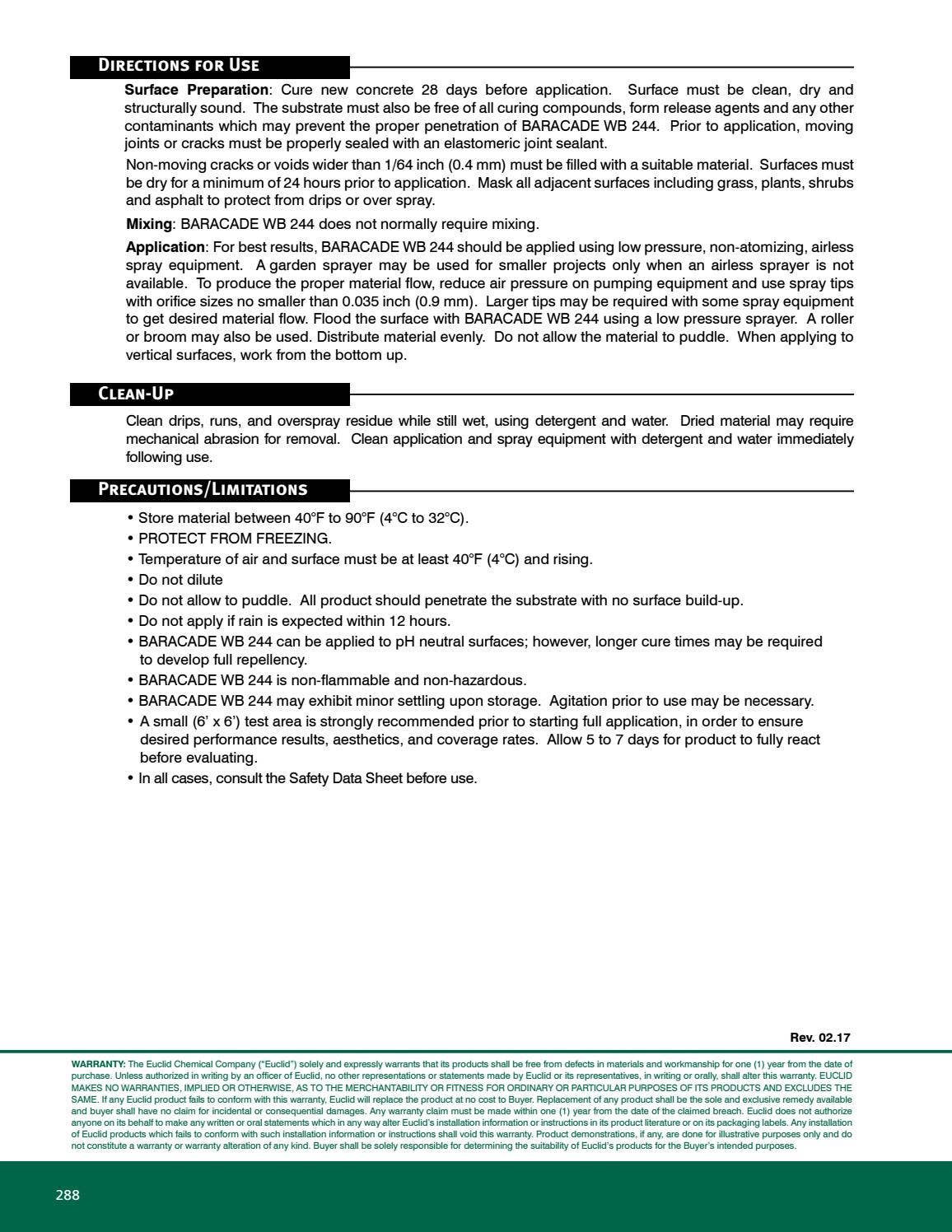 Euclid concrete & masonry construction products by Ram Tool ...