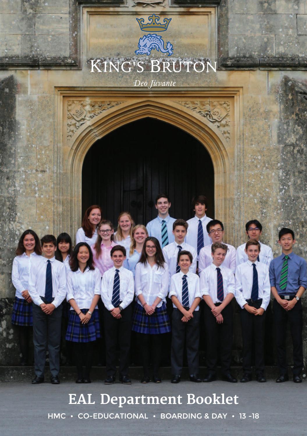EAL Booklet by King's Bruton - Issuu
