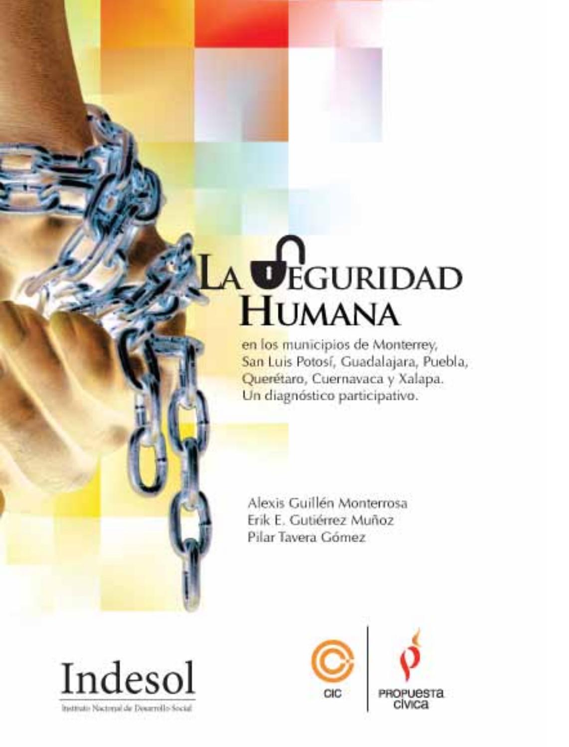 Seguridad humana by Propuesta Cívica - Issuu