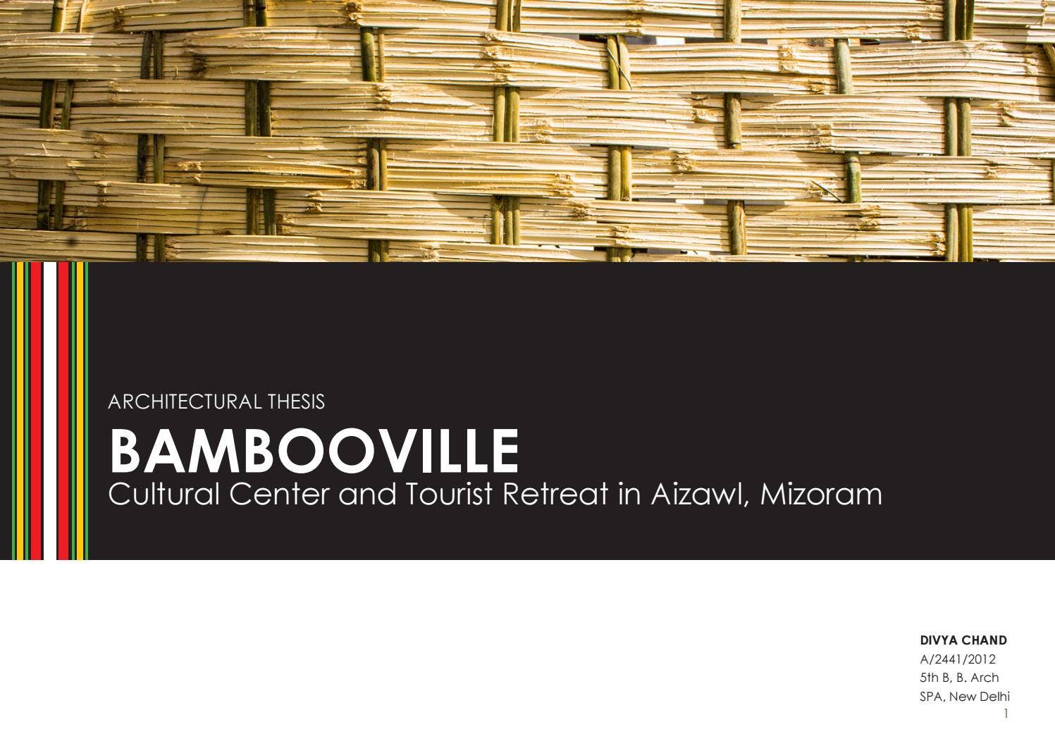 Undergraduate Thesis: Bambooville by Divya Chand - Issuu