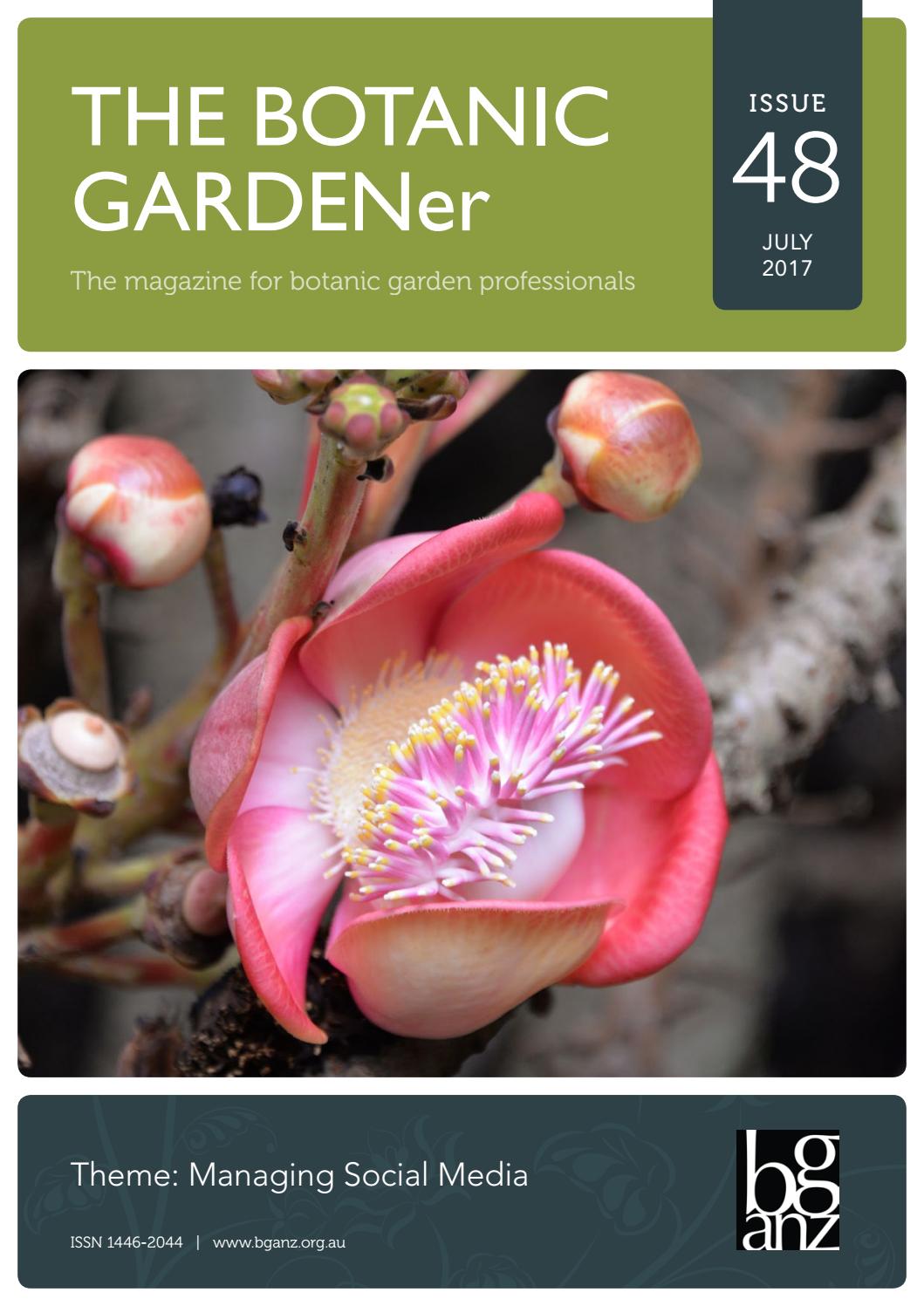 The Botanic Gardener Issue 48 by BGANZ - Issuu