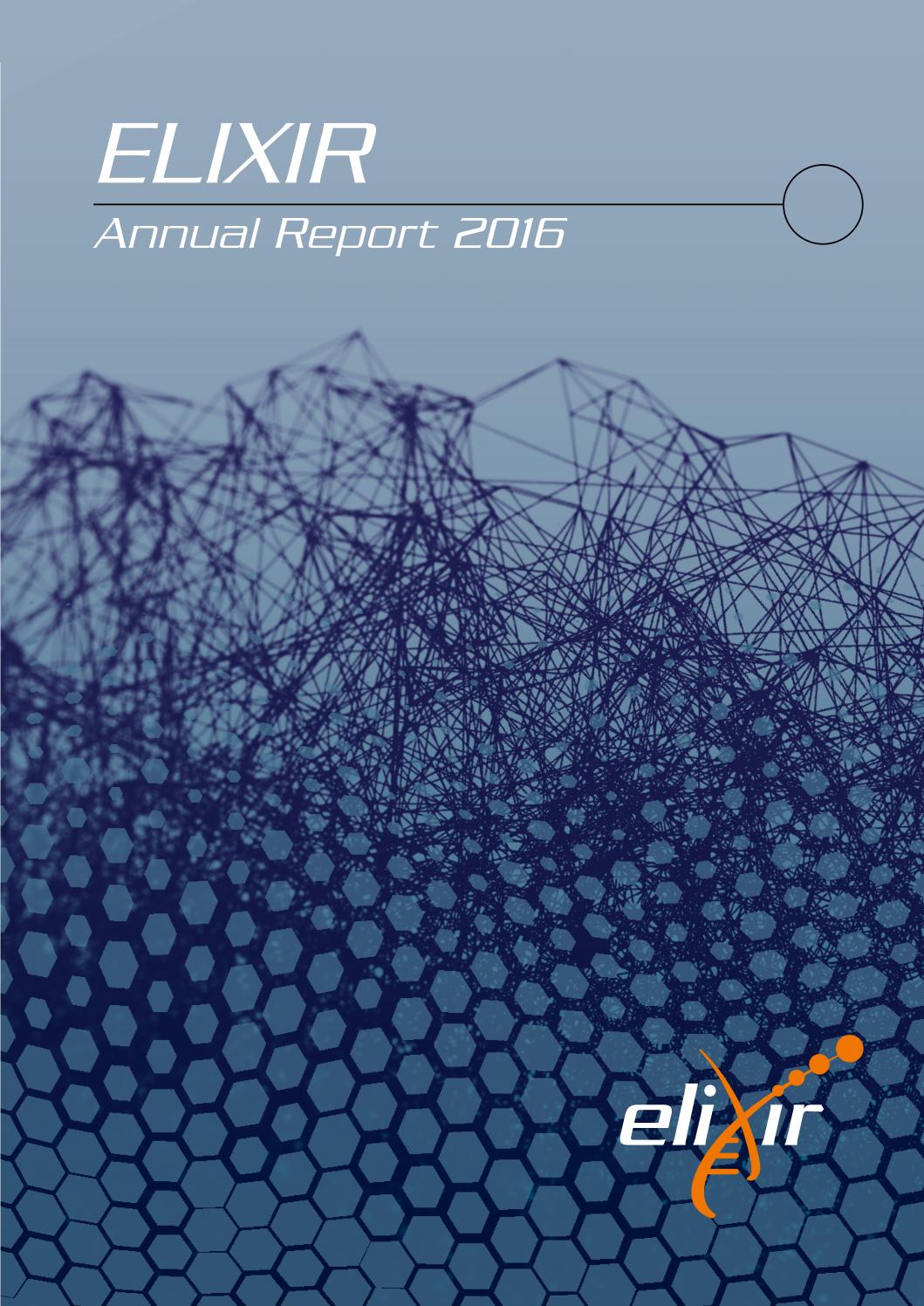 ELIXIR Annual Report 2016 by ELIXIR - Issuu