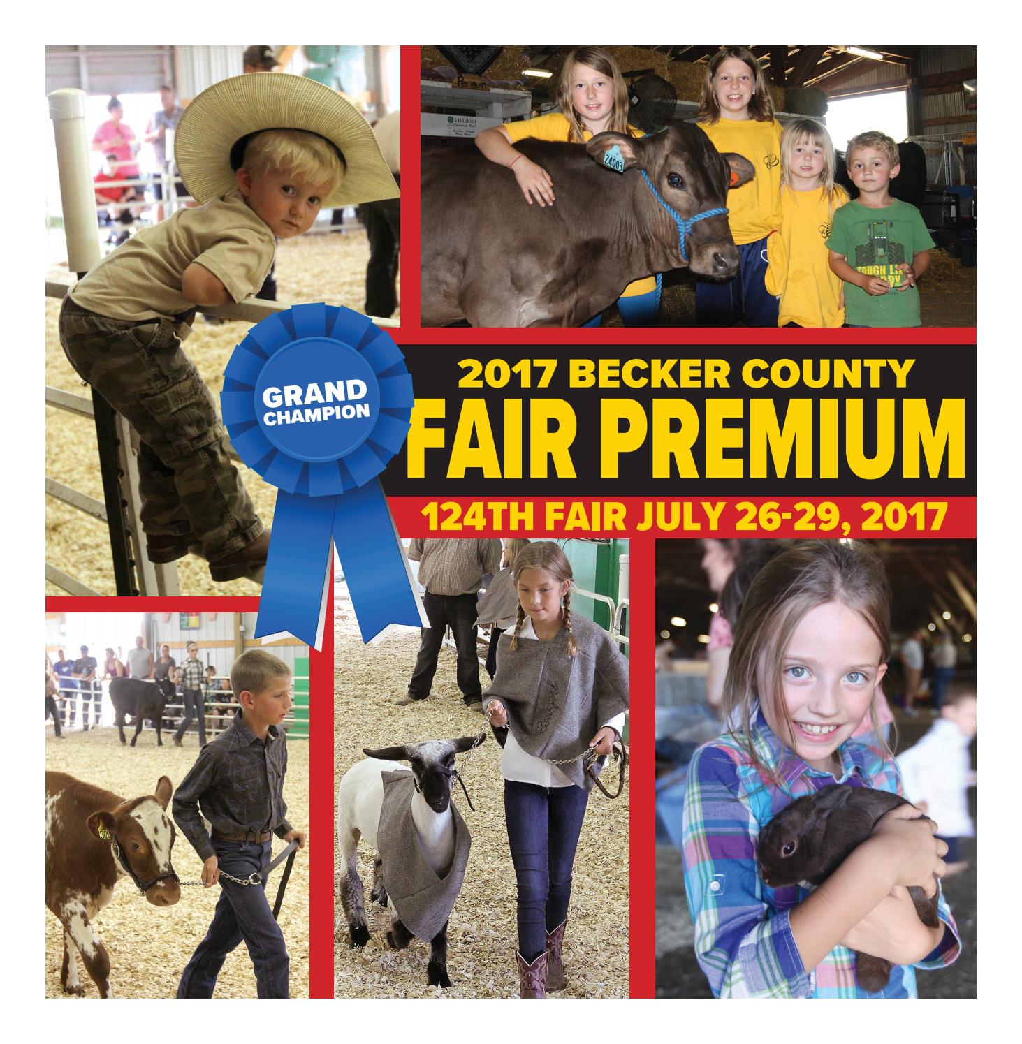 2017 Becker County Fair Premium by Detroit Lakes Newspapers - Issuu