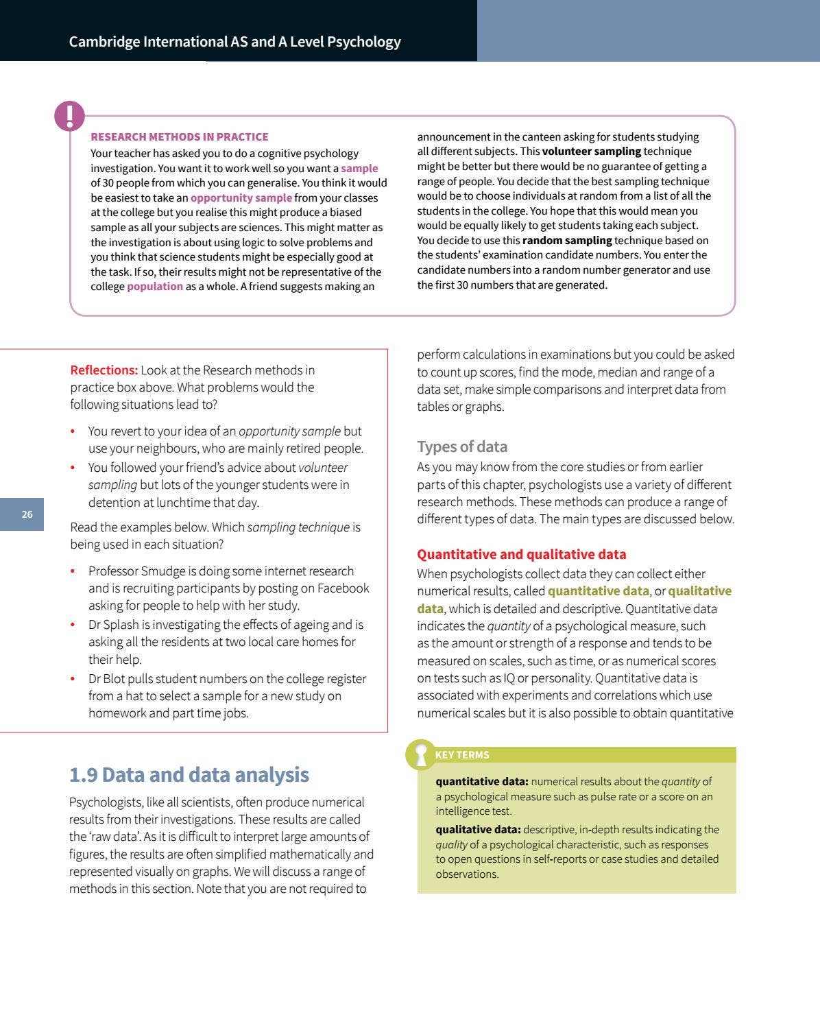 Preview Cambridge International AS and A Level Psychology by Cambridge ...