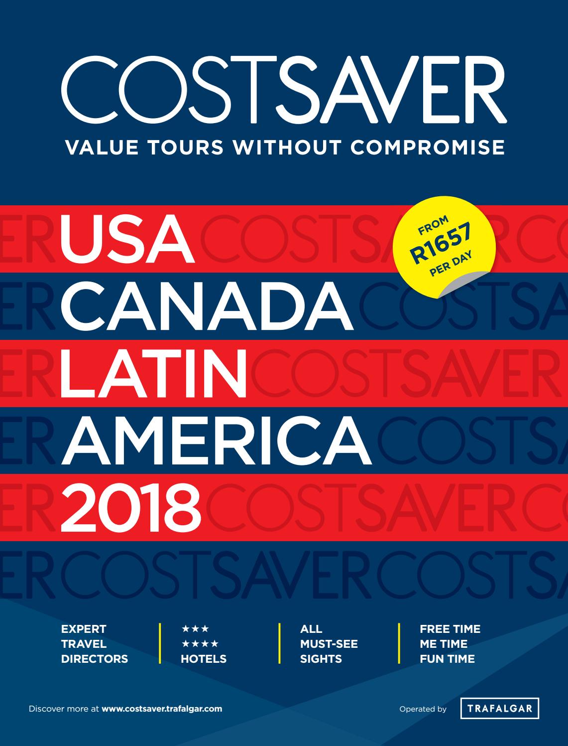 Costsaver USA and Canada for SA by Trafalgar - Issuu