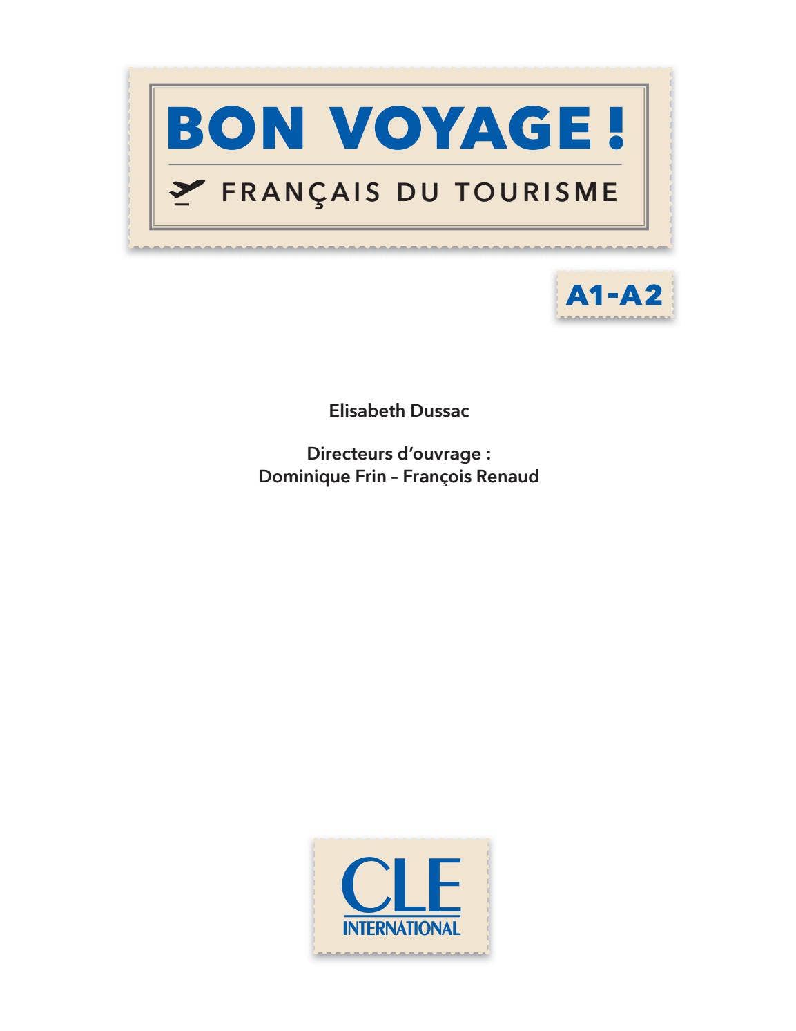 Extrait Bon Voyage - A1-A2 by CLE International - Issuu