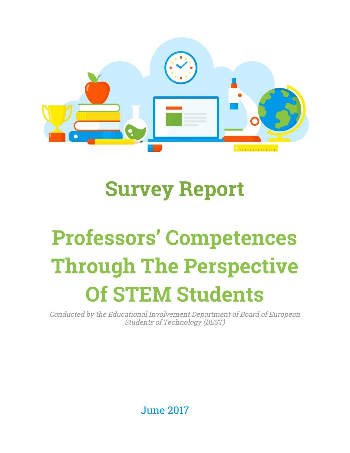 Survey Report - Professors’ Competences Through The Perspective Of STEM ...