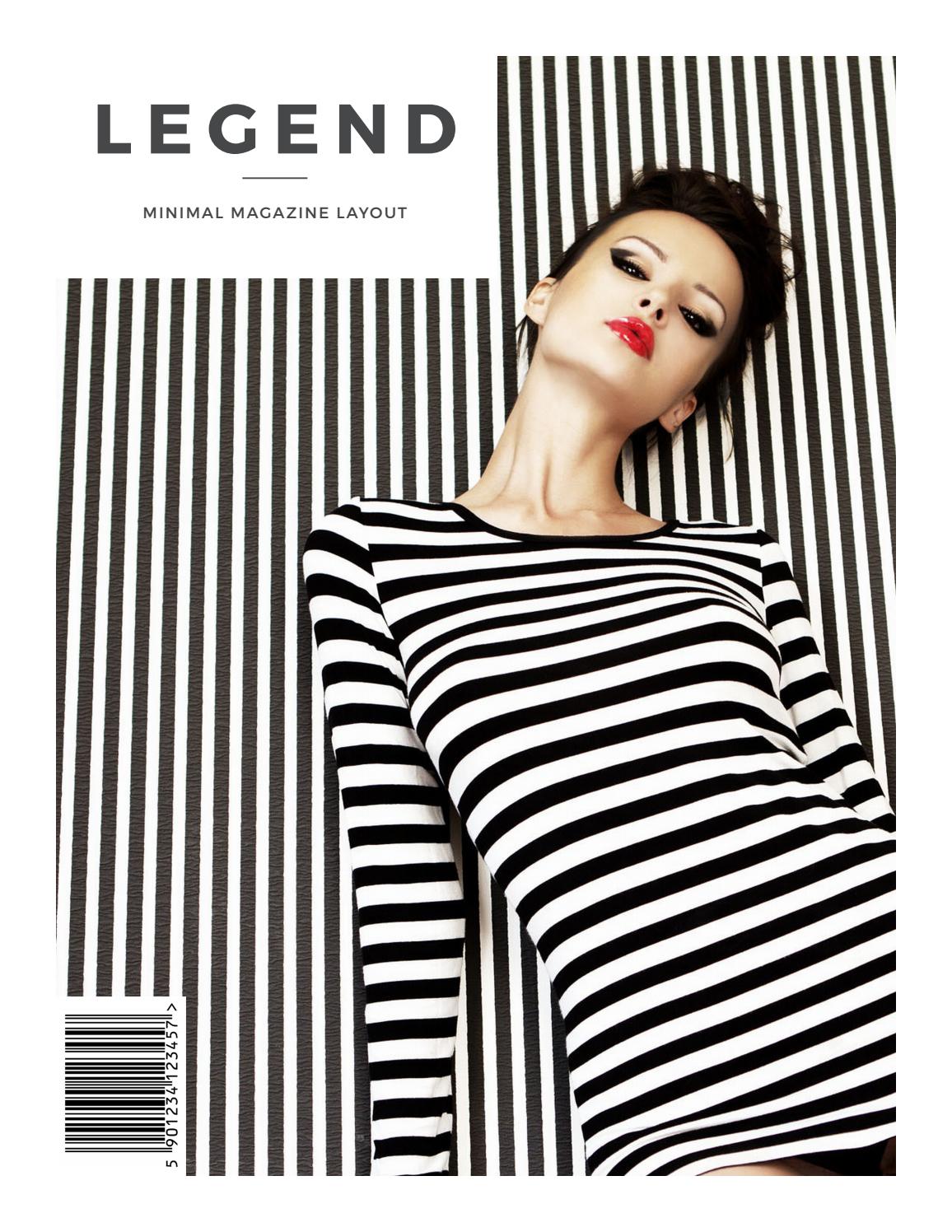 LEGEND - minimal magazine layout by Refresh | Studio - Issuu