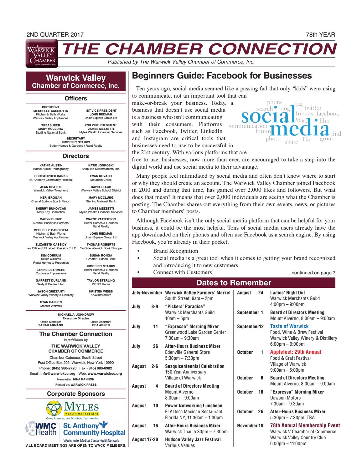 Chamber connection #2 2017 by warwickcc - Issuu