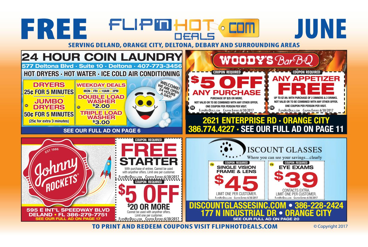 Flip'nHot Deals Coupon Book June 2017 - DeLand Area by Premier FL ...