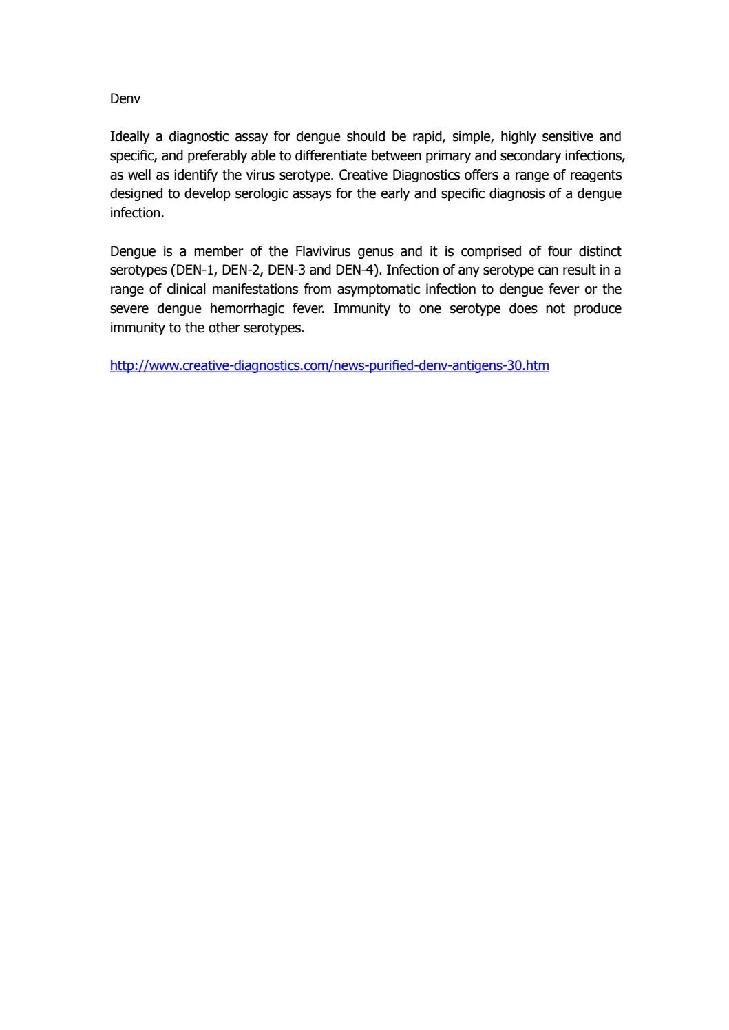 Denv by Creative Diagnostics - Issuu