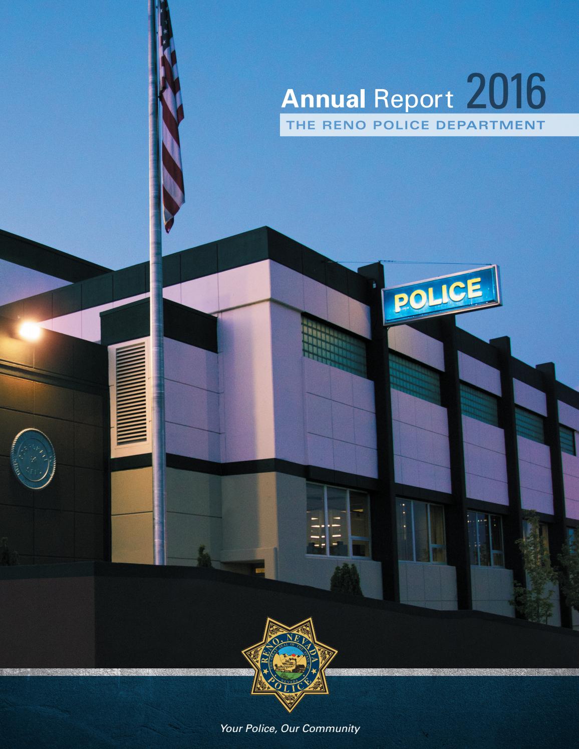 2016 Reno Police Department: Annual Report by City of Reno - Issuu