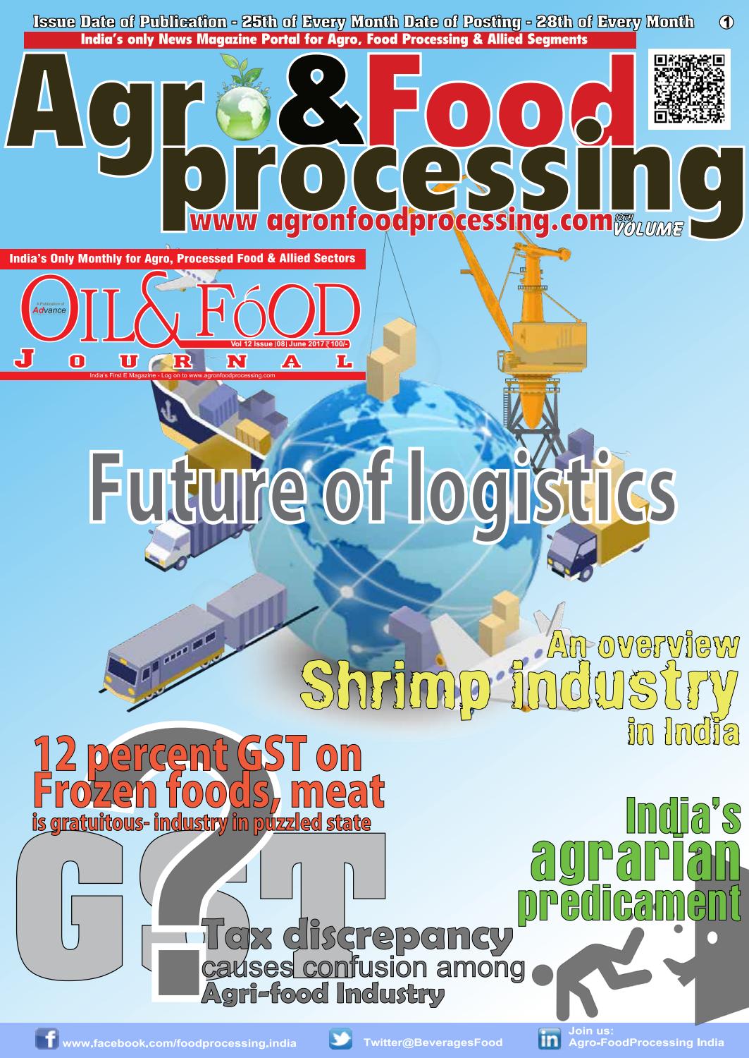 Agro & Food Processing June 2017 by Advance Info Media & Events - Issuu