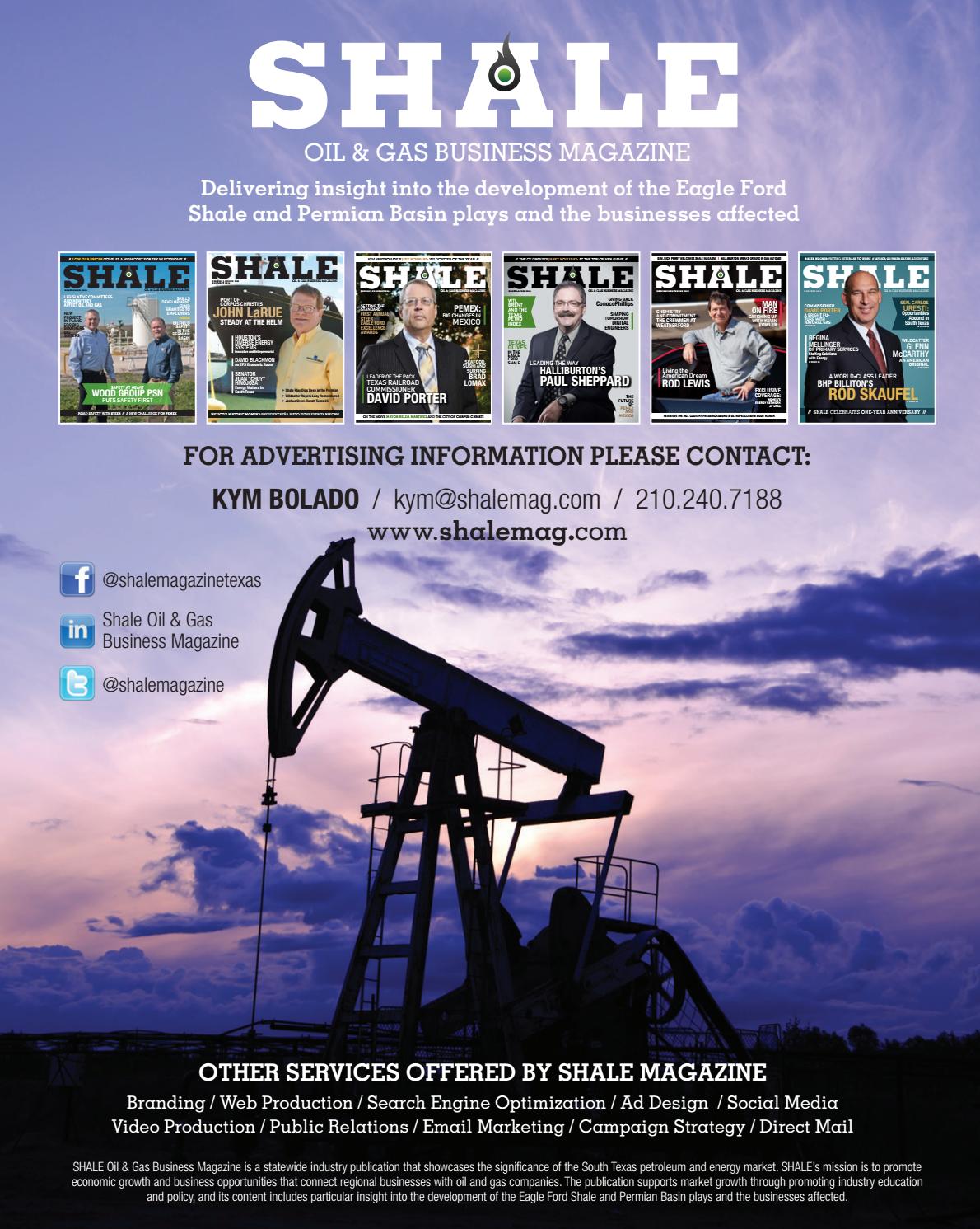 SHALE Oil & Gas Business Magazine July/August 2017 by SHALE Oil & Gas ...