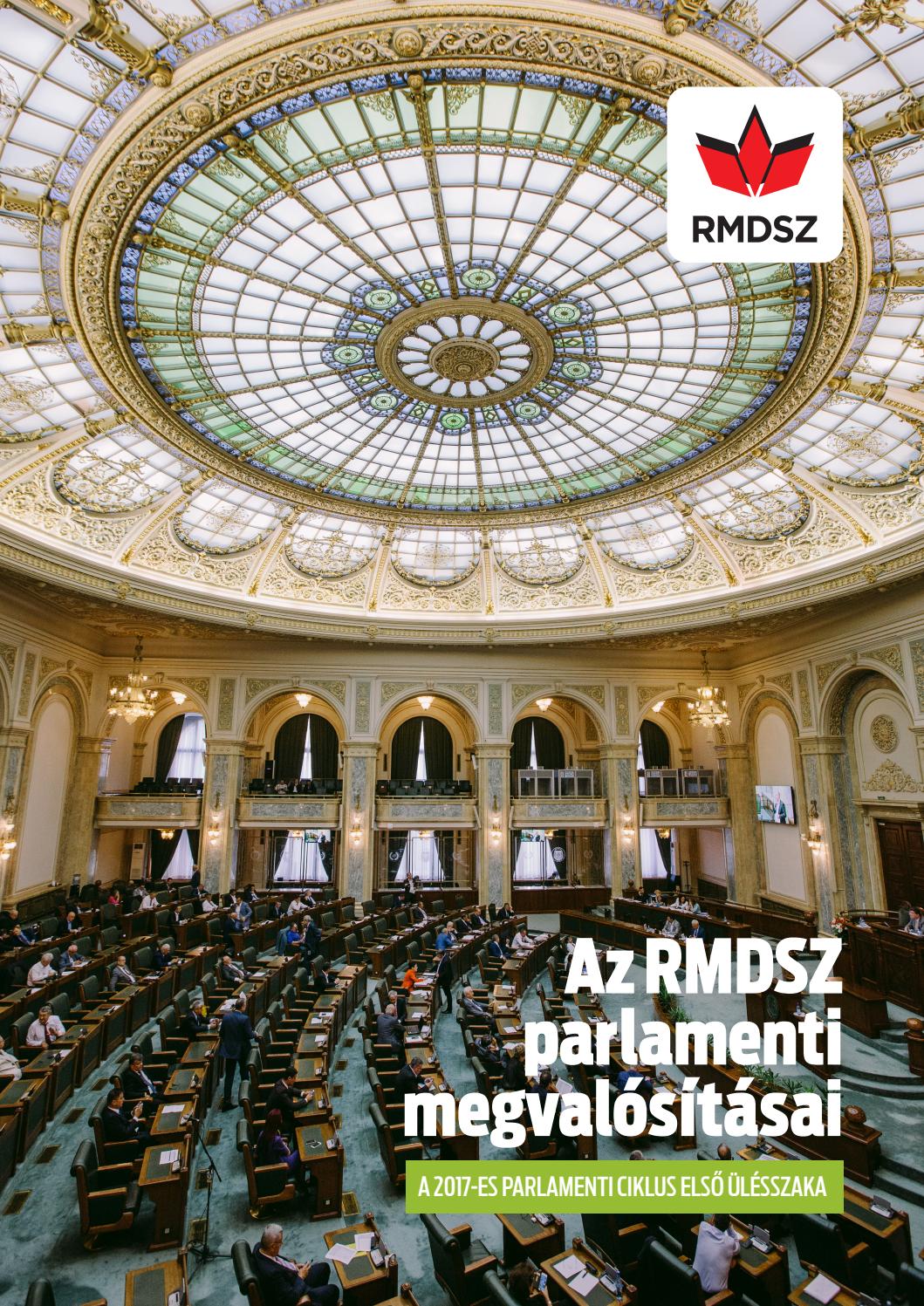Az RMDSZ parlamenti megvalósításai by RMDSZ Website - Issuu