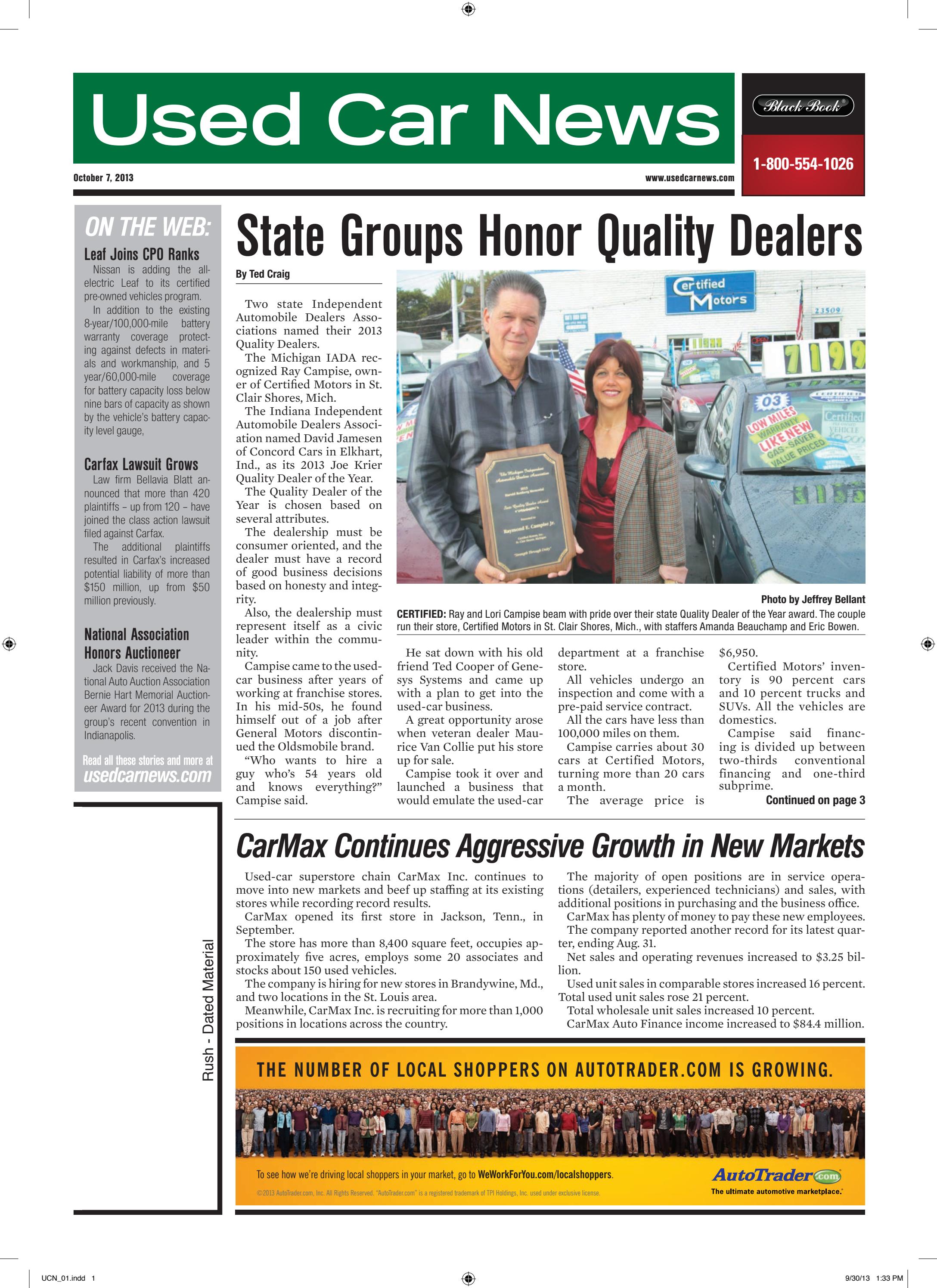 Used Car News 10/7/13 by General Media LLC - Issuu