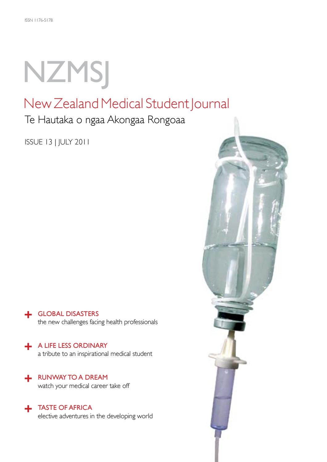 Issue 13 by New Zealand Medical Student Journal - Issuu