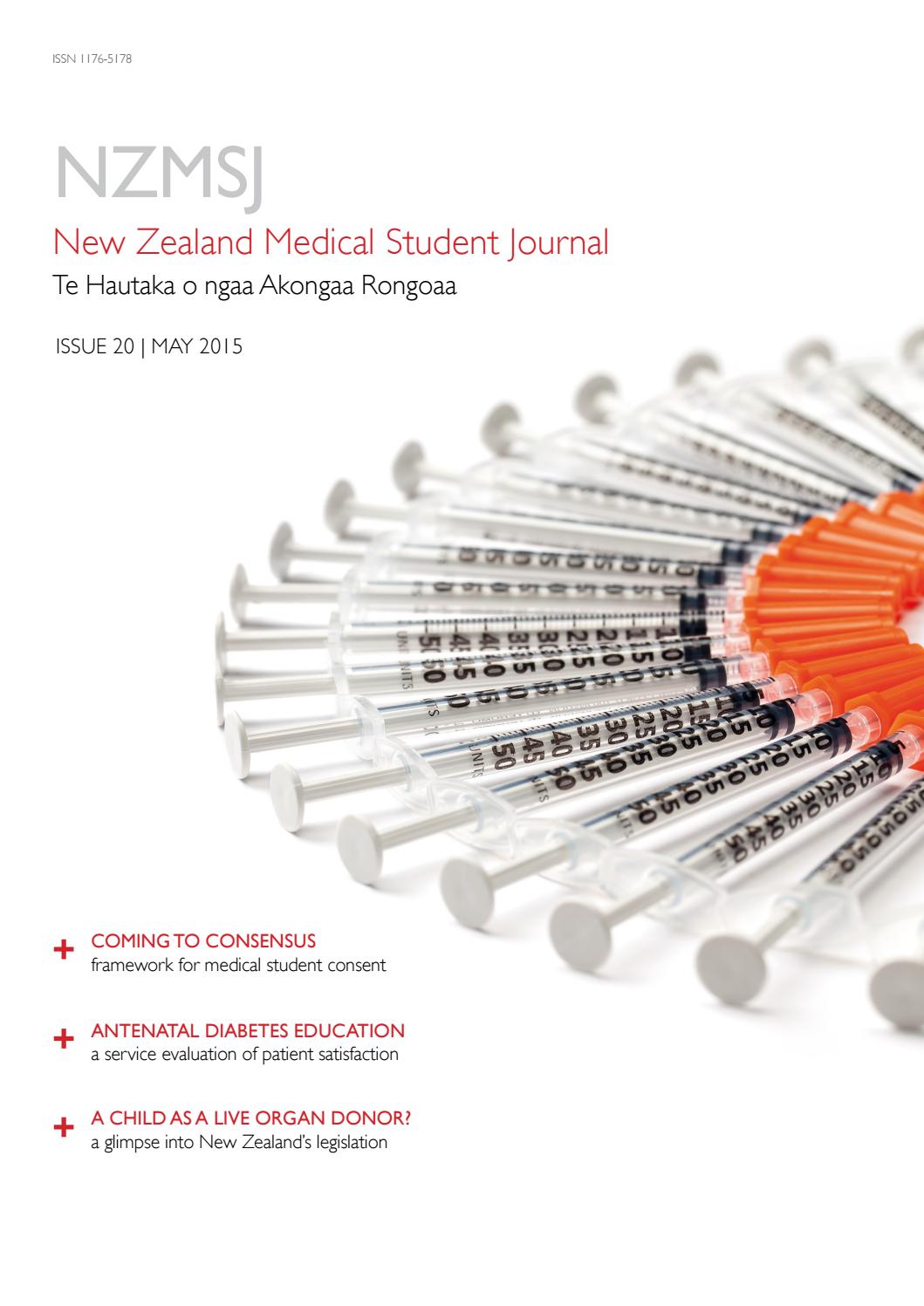 Issue 20 by New Zealand Medical Student Journal - Issuu