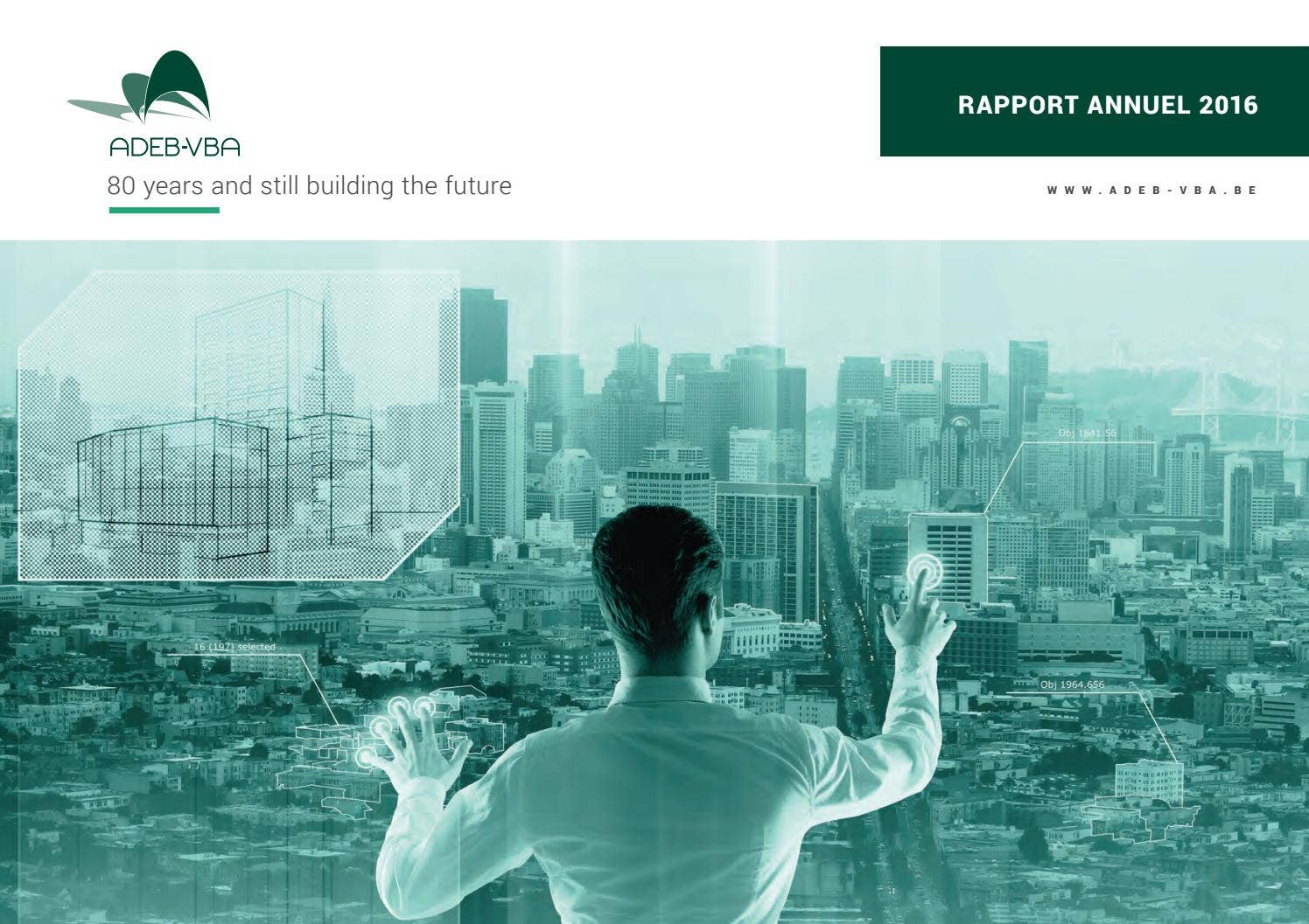 ADEB-VBA Rapport annuel 2016 by ADEB-VBA - Issuu